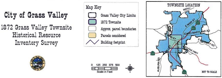 1872 Original Townsite - City of Grass Valley